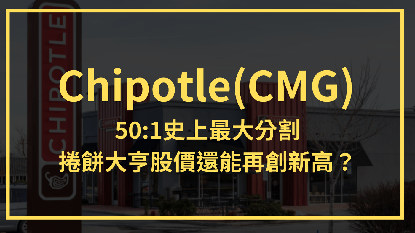 Chipotle(CMG)：50:1史上最大分割，捲餅大亨股價還能再創新高？ - PressPlay Academy