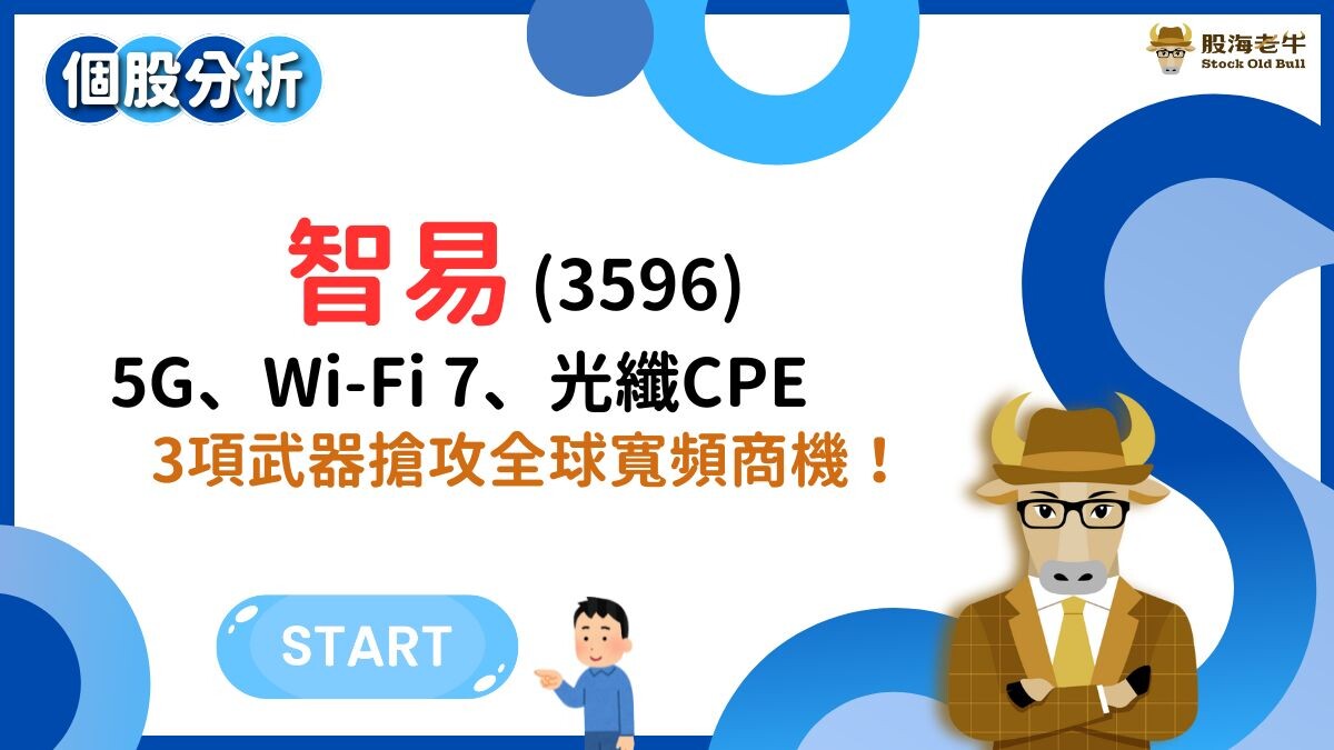 【個股分析】智易(3596)：5G、Wi-Fi 7、光纖CPE，3項武器搶攻全球 - PressPlay Academy