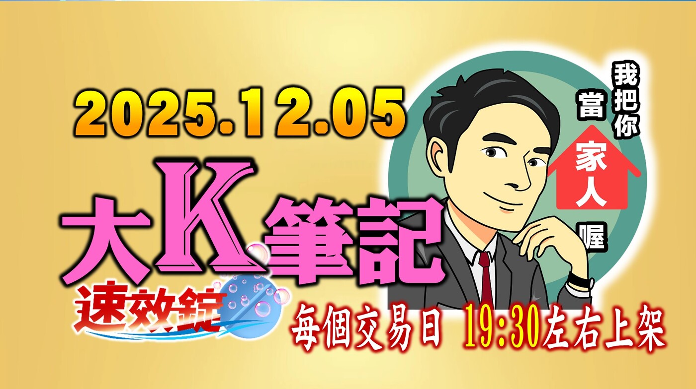【大K筆記】2025.1205我是金錢爆《速效錠》 - PressPlay Academy